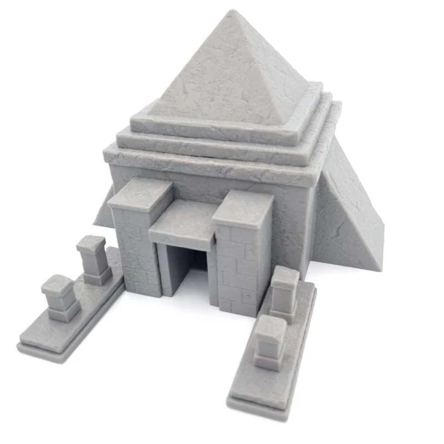 DESERT GRAND TEMPLE Sci-Fi wargaming 3D printed terrain scenery RPG £29 ...