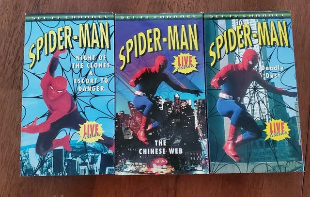 SPIDER-MAN 3 VHS Collection Rhino Live Action Spiderman Nicholas ...