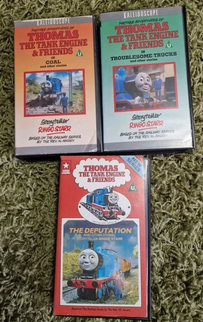 THOMAS THE TANK Engine VHS Videos Coal Troublesome Trucks Deputation ...