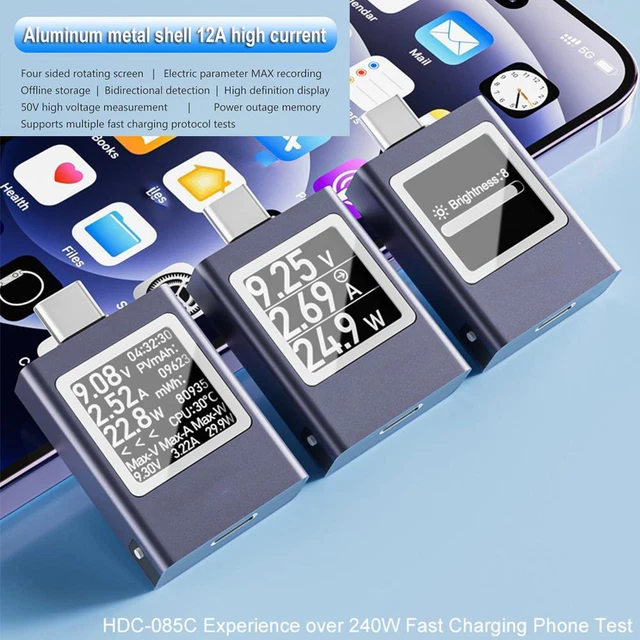 TYPE-C PD3.1 MOBILE Charger Tester Multifunctional USB Charging. |ж ;п ...