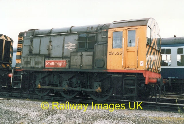 RAILWAY PHOTO 6X4 Class 08 08535 Railfreight unknown TMD c1988 £2.00 ...