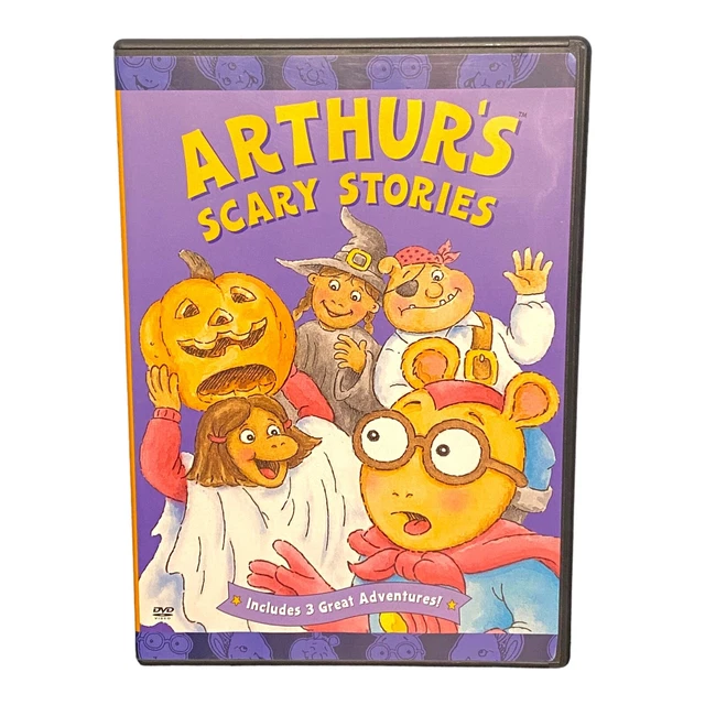 ARTHUR'S SCARY STORIES (DVD, 2000) PBS Kids (Night Fright, 3 Great ...