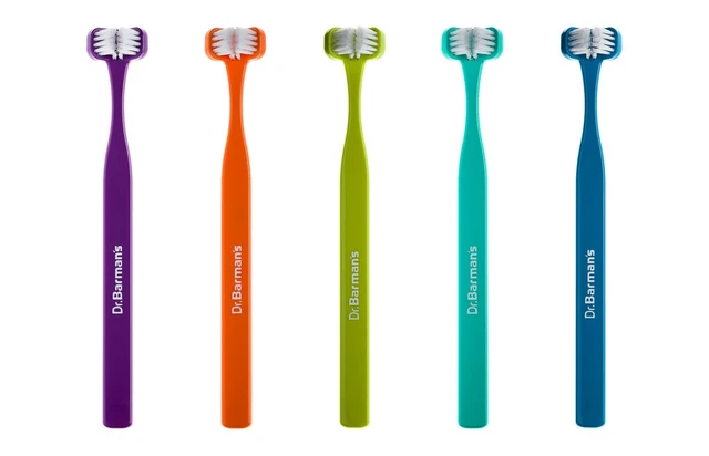 DR. BARMAN'S SUPERBRUSH Toothbrush - Various Sizes & Colours Available ...
