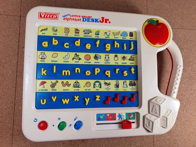 VINTAGE VTECH 1993 Talking Little Smart Alphabet Desk Jr - Learning ...