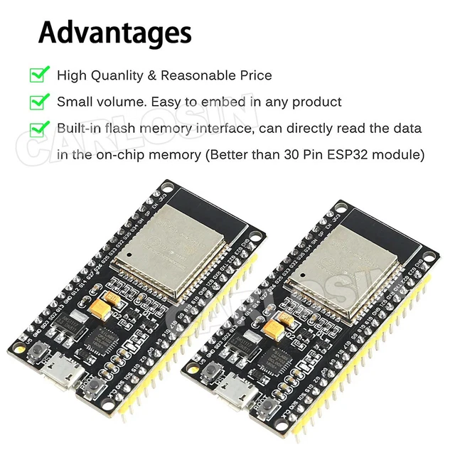 ESP-32 ESP32S DEVELOPMENT Board 2.4GHz WiFi+Bluetooth Antenna Module AU ...