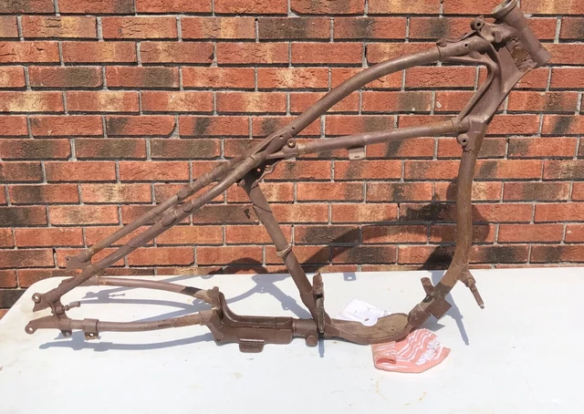 HARLEY 45 WL WLA Flathead Sidecar Servie Car Frame OEM Original 1940’s ...