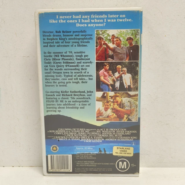 STAND BY MINE - Small Box Ex Rental - VHS Tape $21.50 - PicClick AU