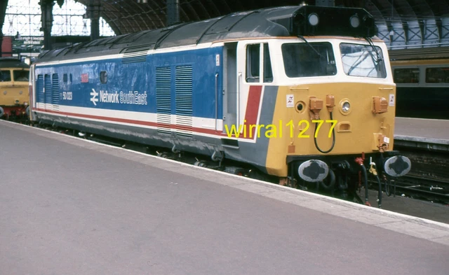 ORIGINAL RAILWAY SLIDE Class 50 50023 at Paddington 29.06.86 £2.99 ...