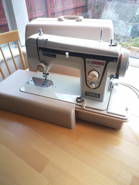 NEW HOME DELUXE model 525 by Janome sewing machine Rare Vintage zig zag ...