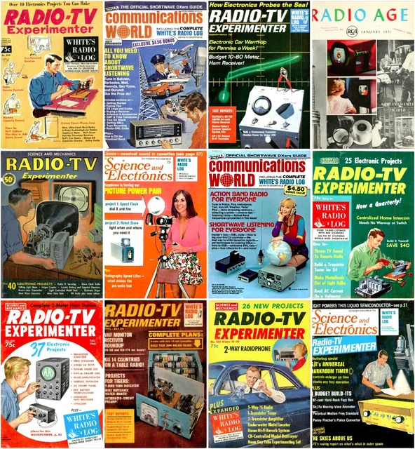 RADIO-TV EXPERIMENTER + Communications World Magazine's (DVD ...