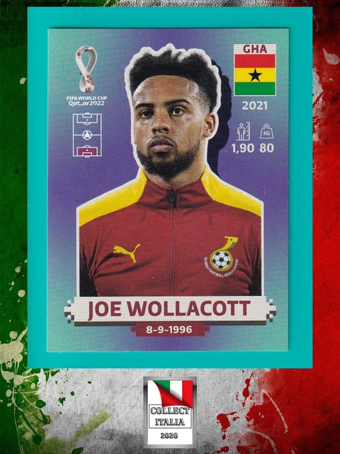 CALCIATORI PANINI FIFA World Cup Qatar 2022 Figurina Joe Wollacott Gha ...