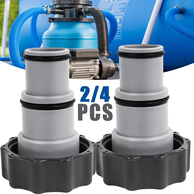 2/4 STÜCK POOL Adapter A mit 32mm und 38mm Anschluss Pool Ersatz ...