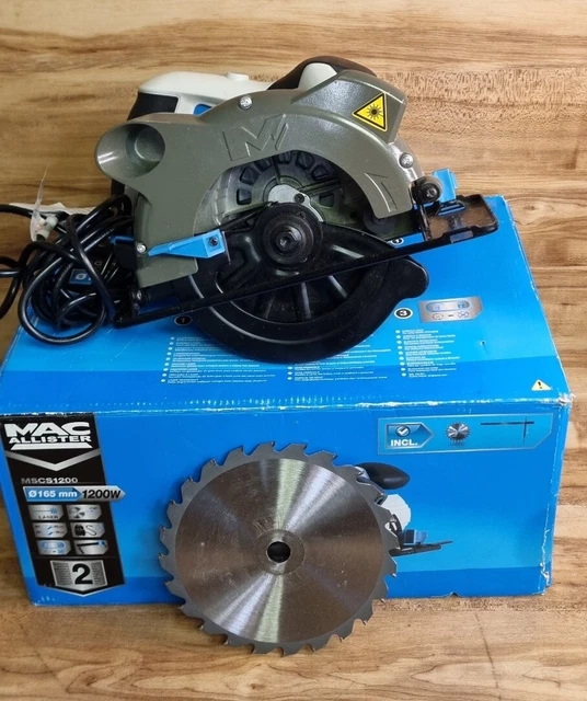 MACALLISTER 1200W CIRCULAR Saw n048900227393 bs.hh 25/06 £39.99 ...
