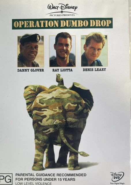 OPERATION DUMBO DROP 1995 DVD Childrens Family Film Movie Walt Disney ...