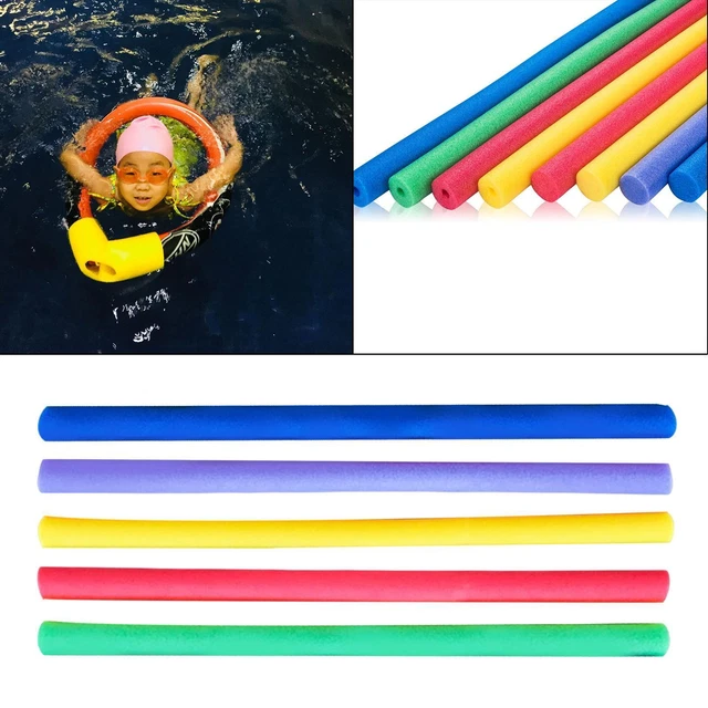 FLEXIBLE SWIMMING POOL Noodle Gymnastics Sponge Tube Swim Toy Foam Tube ...