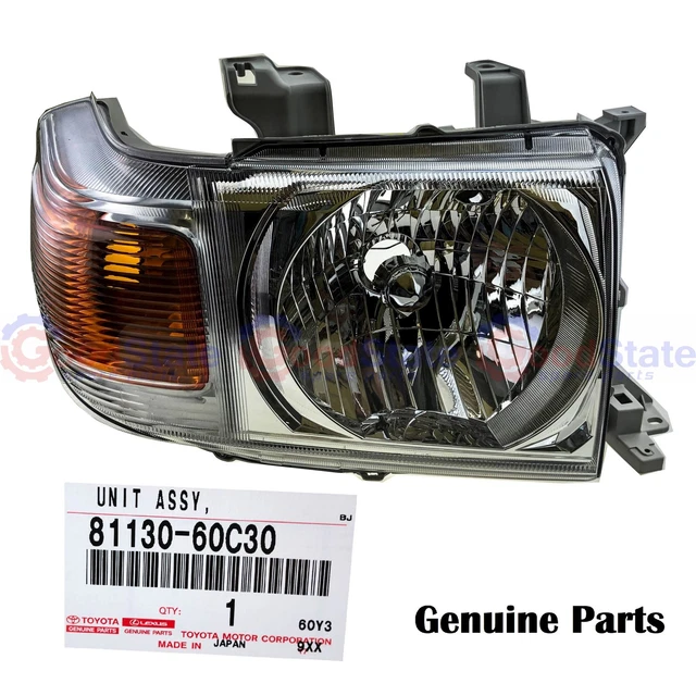 GENUINE TOYOTA LANDCRUISER 79 Series VDJ Front LH Headlamp Headlight ...