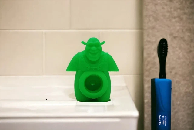 SHREK TOOTHPASTE LID Shrek the Ogre Toothpaste Topper Fun Gift Toy ...