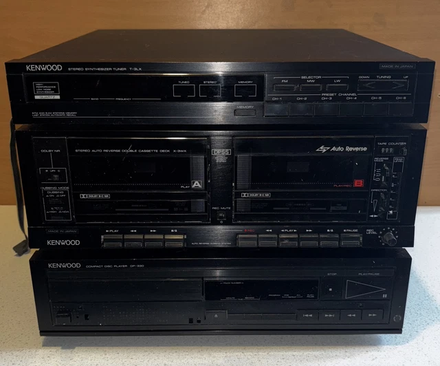 KENWOOD SEPARATES, TUNER, Cassette, Cd Player £25.00 - PicClick UK