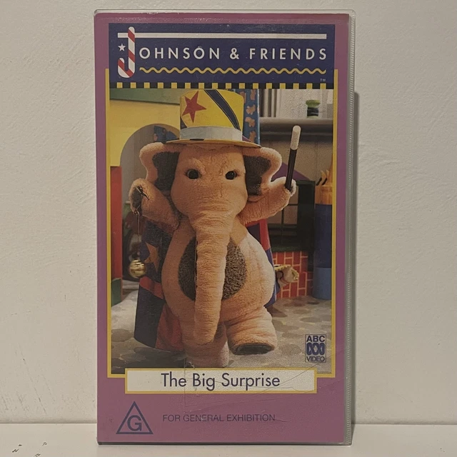 JOHNSON AND FRIENDS The Big Surprise VHS 1997 Australian Children's TV ...