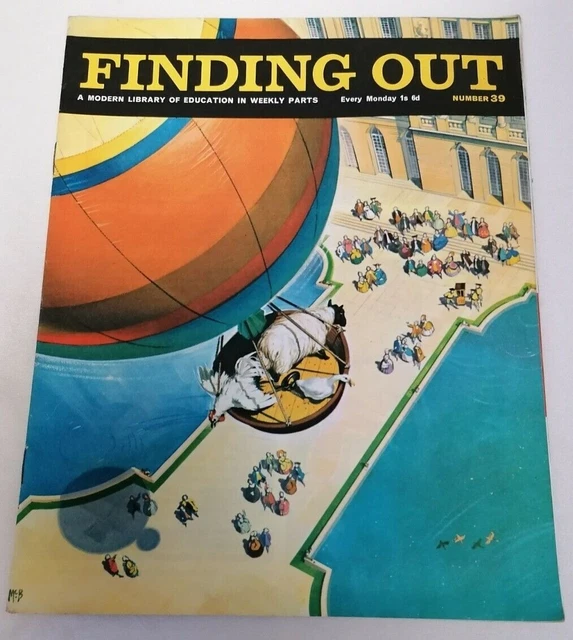 MAGAZINE - VINTAGE Purnell 1960s Finding Out Weekly Educational ...