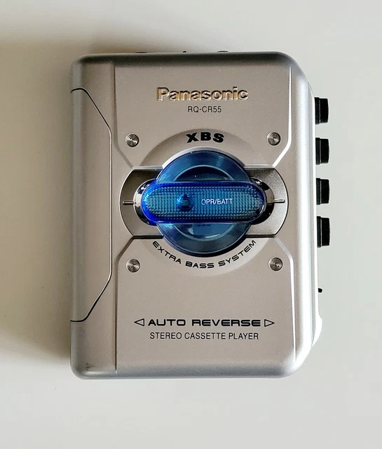 PANASONIC WALKMAN RQ-CR55 Auto Reverse Cassette Player fully Working ...