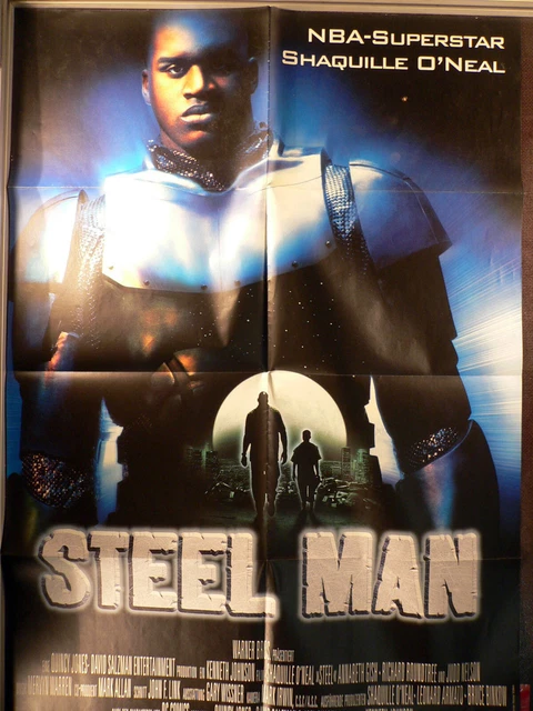 STEEL MAN - Shaquille O’Neal Richard Roundtree - Videoposter A1 84x60cm ...