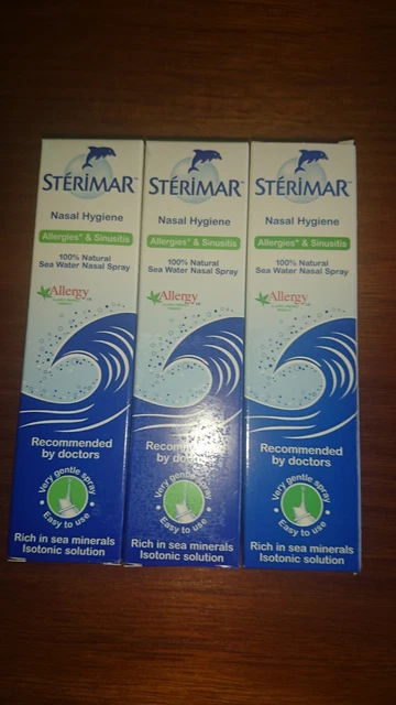 3X STERIMAR SEA Water Nasel spray 50ml Buy 3 get 3 free cheaper than ...