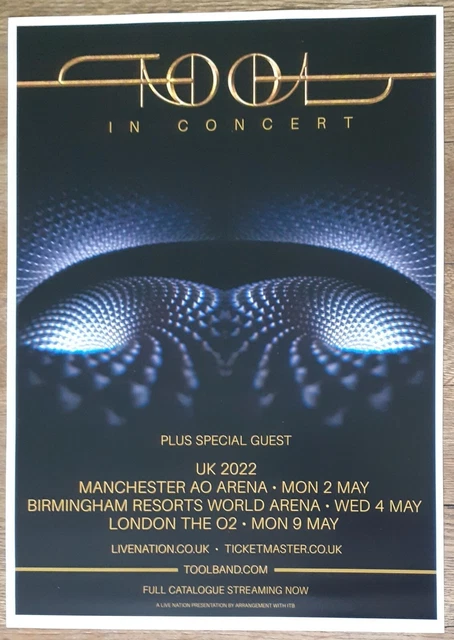 TOOL - LIVE band music show 2022 TOUR promotional tour concert gig ...