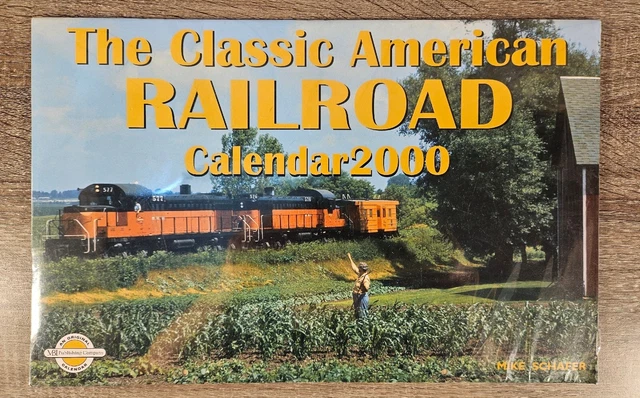 VINTAGE 2000 THE Classic American Railroad Calendar New Sealed £11.85 ...