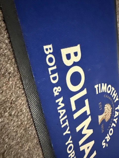 TIMOTHY TAYLOR’S BOLTMAKER Beer Bar Runner £4.50 - PicClick UK