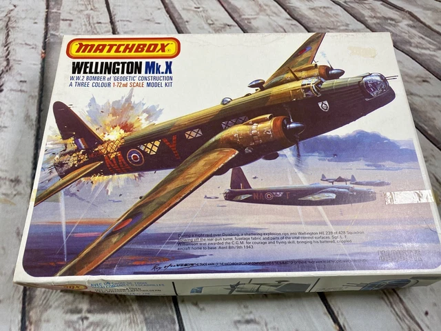 MATCHBOX 1/72 PK-402 Wellington Mk X Model Kit £30.00 - PicClick UK