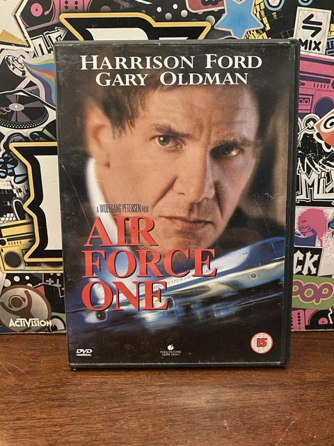 AIR FORCE ONE DVD Video Movie 2001 Harrison Ford Petersen (DIR) cert 15 ...
