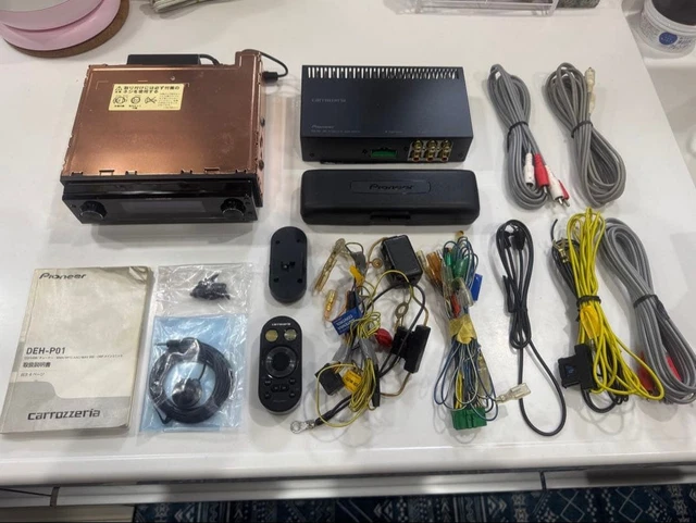 TESTED PIONEER CARROZZERIA DEH-P01 Amplifier Tuner Car Audio CD Player ...