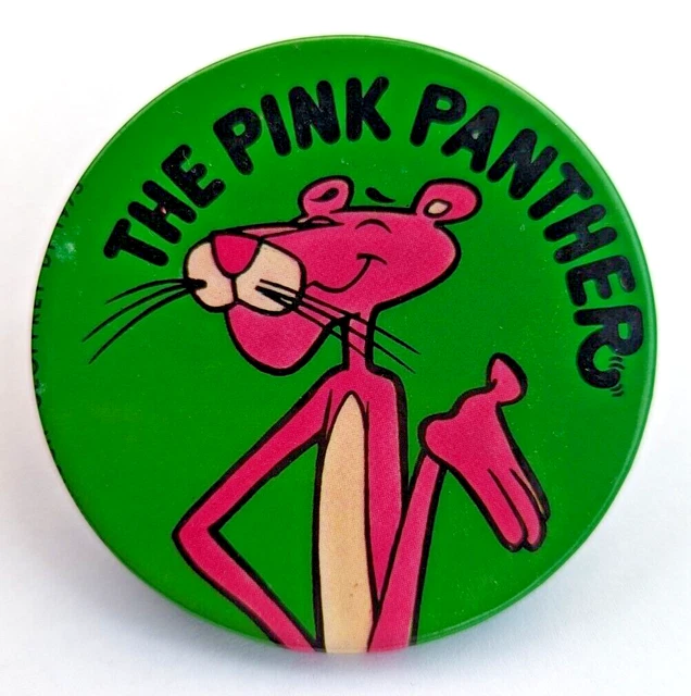 VINTAGE THE PINK Panther Cartoon Character 1960's Film TV Badge Pin ...