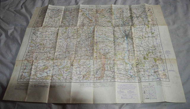 WW2 BRITISH ARMY Military Map c.1940, Ordnance Survey Sheet 81 ...