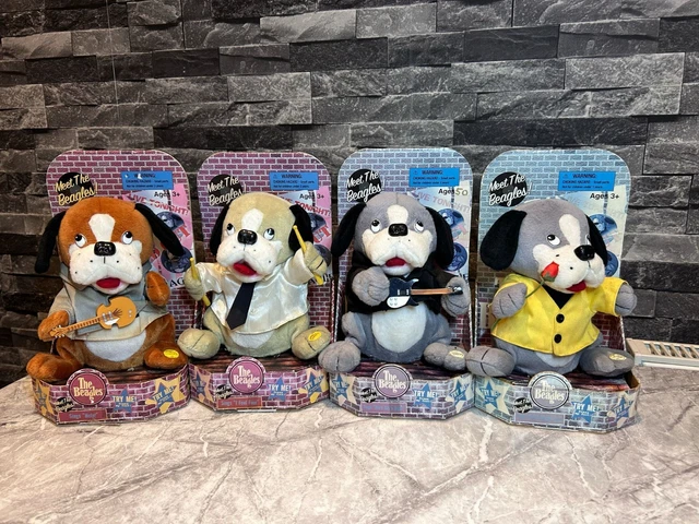 4 GEMMY MEET The Beagles Band Set That Sings Beatles Songs Working #B £ ...