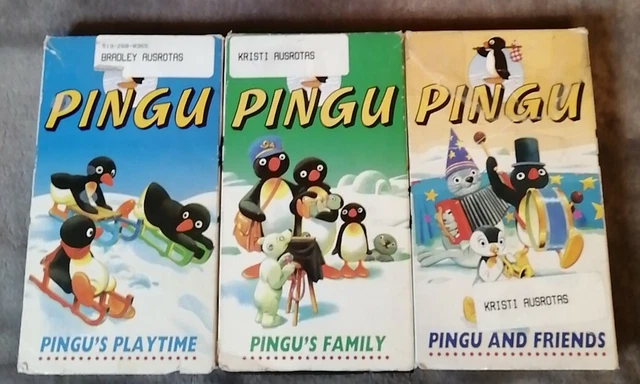 PINGU TV SHOW VHS Lot (3) RARE! Classic Kids TV Show 19 Episodes! $43. ...