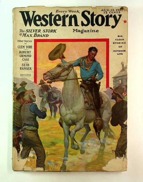 WESTERN STORY MAGAZINE Pulp 1st Series Aug 13 1927 Vol. 71 #4 VG £22.34 ...