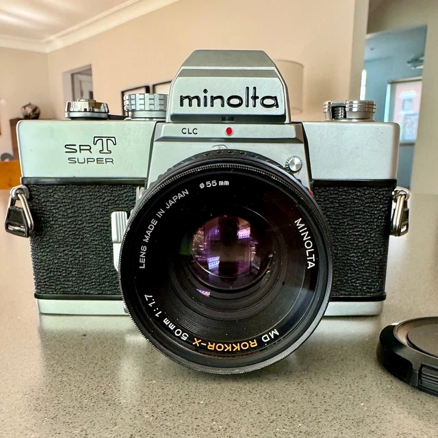 MINOLTA SRT SUPER Film Camera; CLA'd $220.00 - PicClick CA