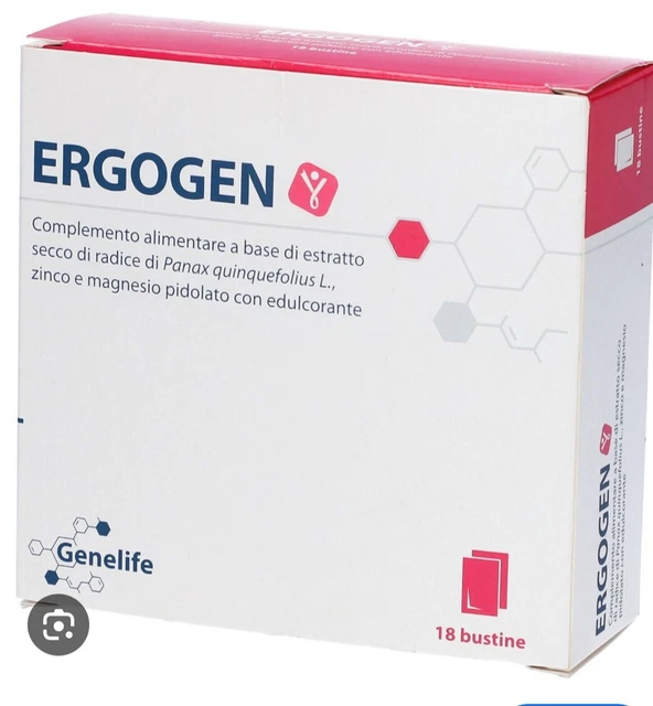 GENELIFE ERGOGEN - Integratore Per Stanchezza Ed Affaticamento. Zinco e ...