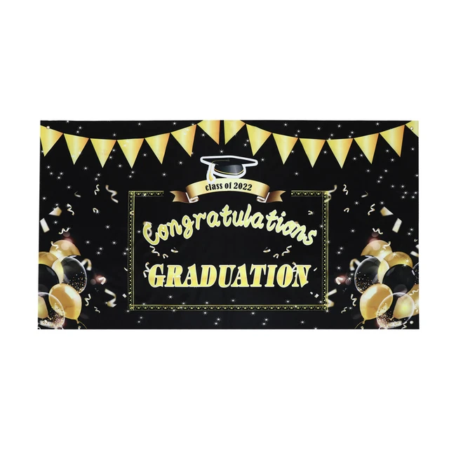 CLASS OF 2022 Backdrop Graduation Photo Booth Props Congrats Backdrop £ ...