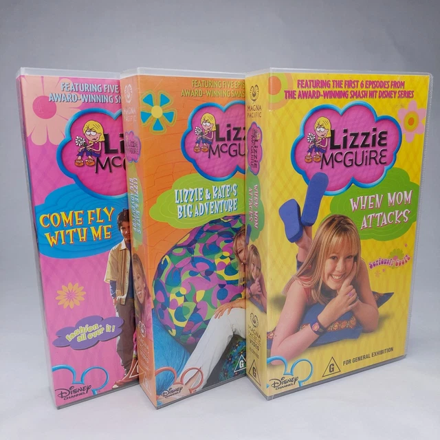 LIZZIE MCGUIRE VHS Disney Channel x3 PAL Video 2003 $40.00 - PicClick AU