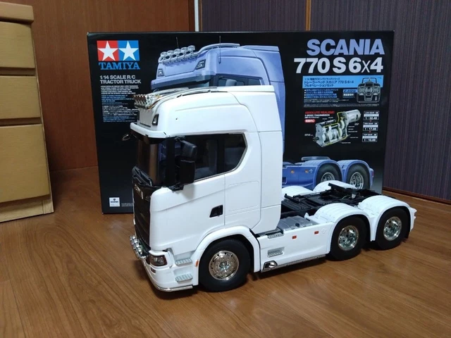 TAMIYA 1/14 SCANIA 770 S 6x4 RC Tractor Truck Body Chassis Semi Truck ...