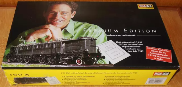 H0/1:87 BRAWA 0211 PREMIUM-EDITION sehr seltene E-LOK E 95 01 DRG in OVP EUR 264,90 - PicClick DE