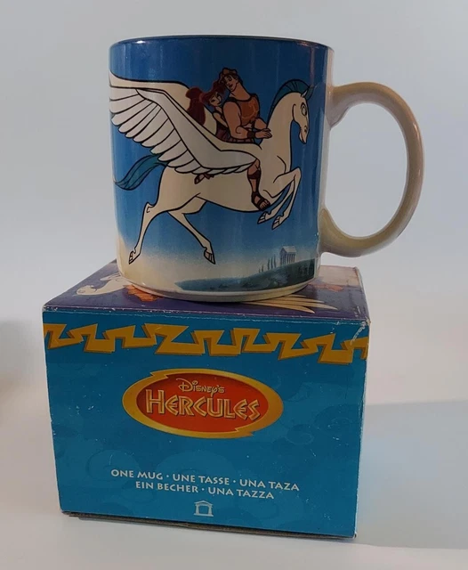 DISNEY'S HERCULES PEGASUS Megara Phil Zeus + Ceramic Coffee Tea Mug ...
