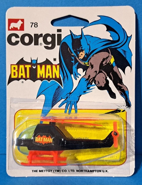 CORGI JUNIOR 78 - Batman Batcopter - Brand New SEALED on MINT card £45. ...