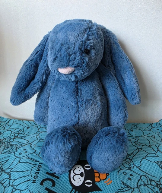 JELLYCAT BASHFUL MINERAL Blue Bunny Medium Plush Soft Toy £62.06 ...