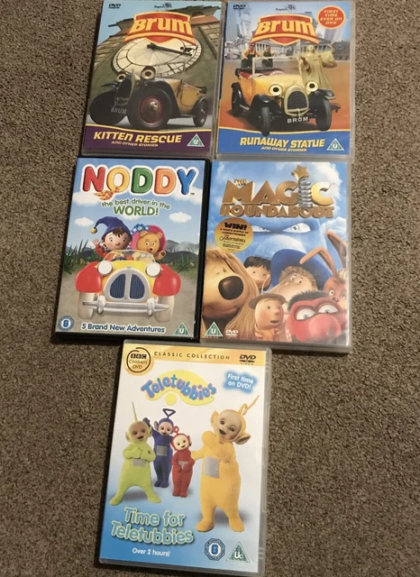 DVD X 5 Noddy/Brum/Magic Roundabout/Teletubbies £8.00 - PicClick UK