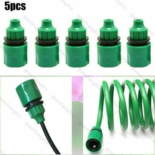 5 X WATER hose adapter quick coupling for garden hose connector adapter ...