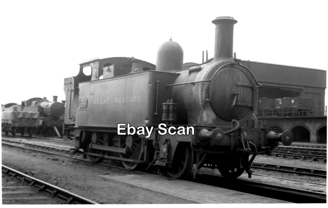 RAILWAY PHOTOGRAPH GWR 455 Metro Tank Class 2-4-0T Steam Locomotive ...